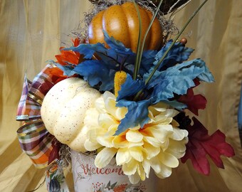 The Fall Pumpkin Tower Decor - Etsy
