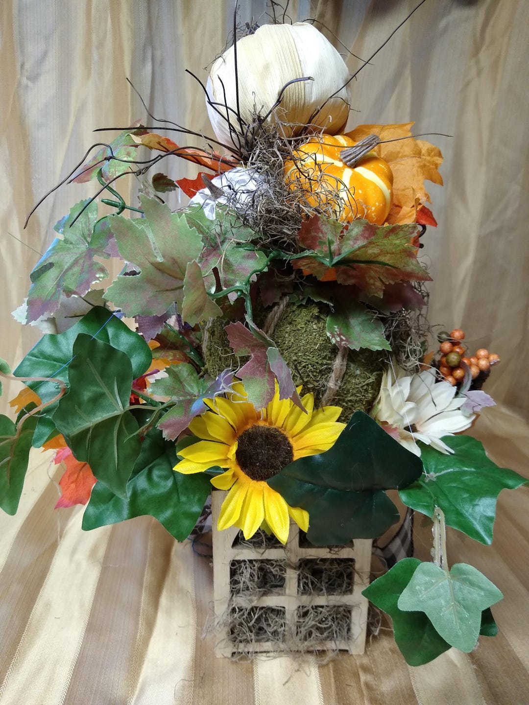 The Fall Pumpkin Tower Decor - Etsy