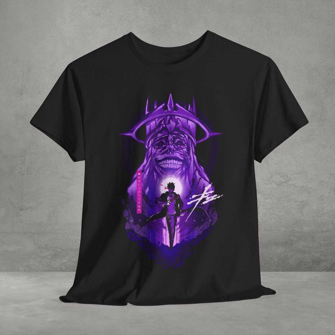 Solo Leveling Unisex T-shirt Best Anime Shirts, Gift for Anime Lovers ...