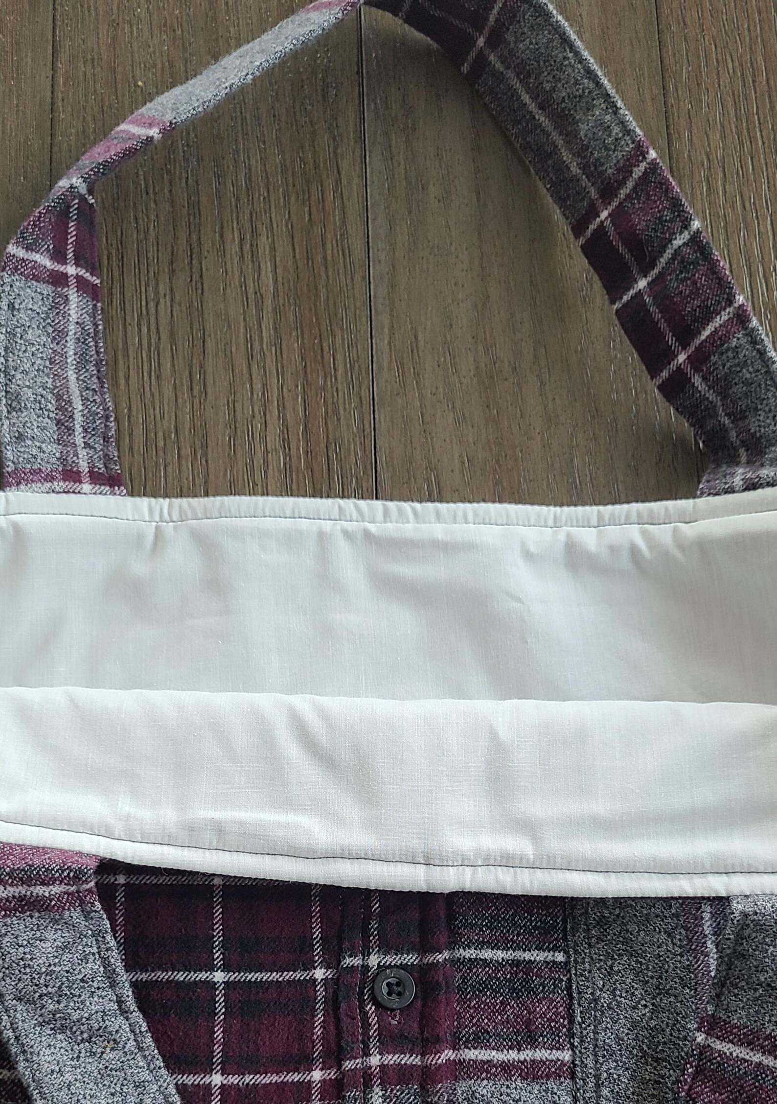 Upcycled Flannel Plaid Tote Bag, Handmade Shopping Bag - Etsy