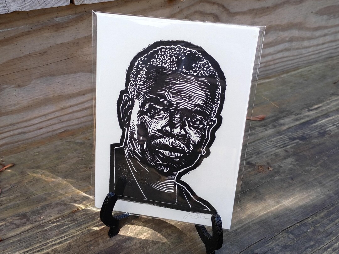 Levar Burton - Hand-printed Portrait - Original Art Print - Etsy
