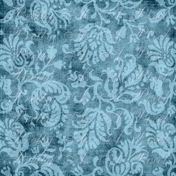 Antique Tapestry - Blue - Digital Paper Pack - Scrapbooking Backgrounds ...