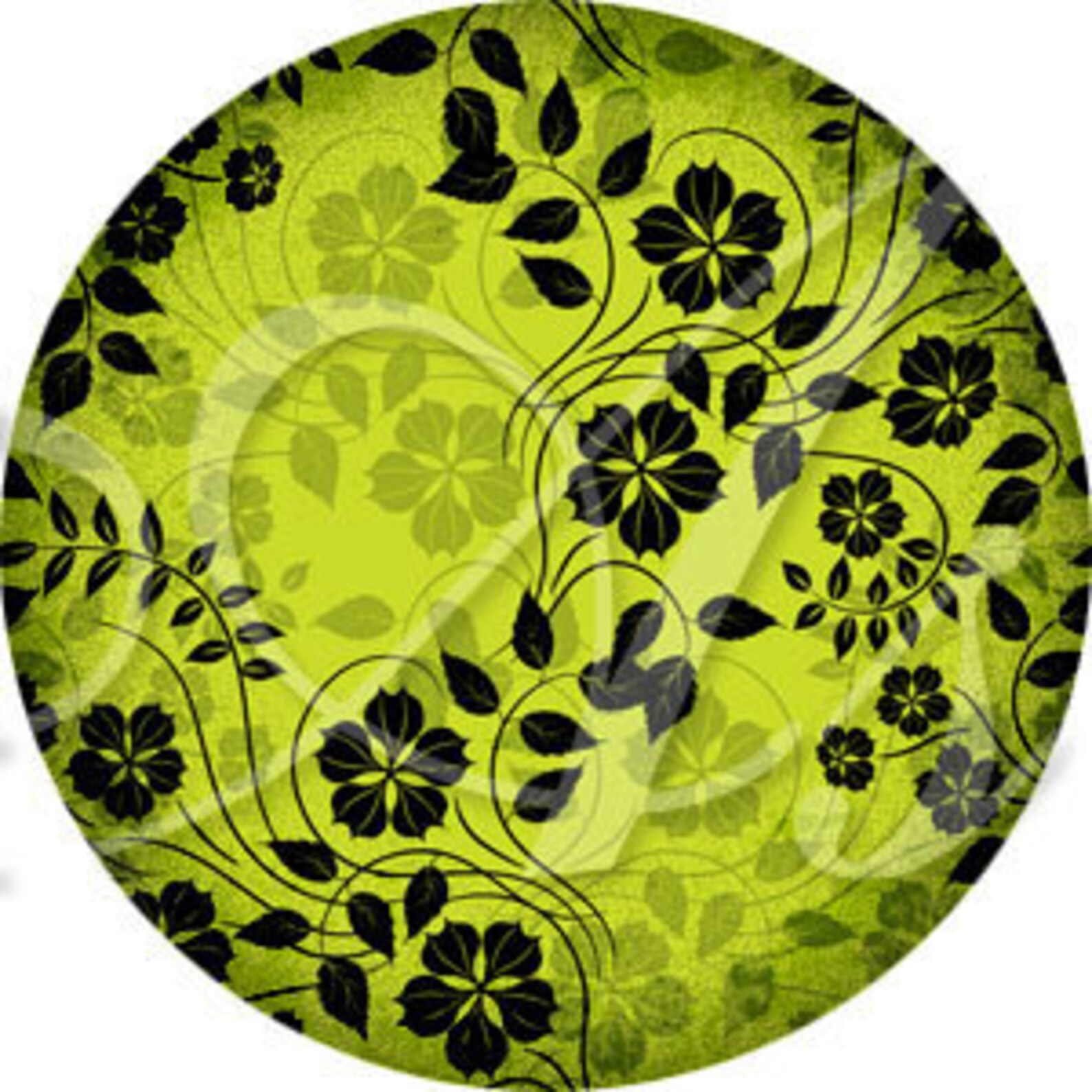 Floral Patterns One Inch Circles INSTANT DOWNLOAD Digital Collage Sheet ...
