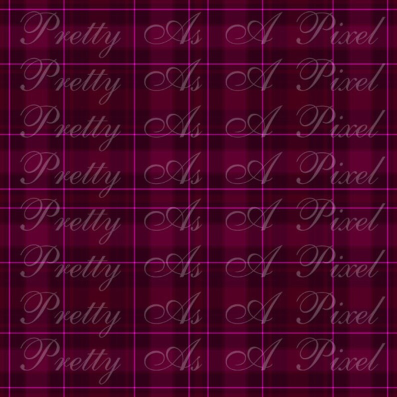 Valentine Plaid Digital Paper Pack Scrapbooking Backgrounds INSTANT ...