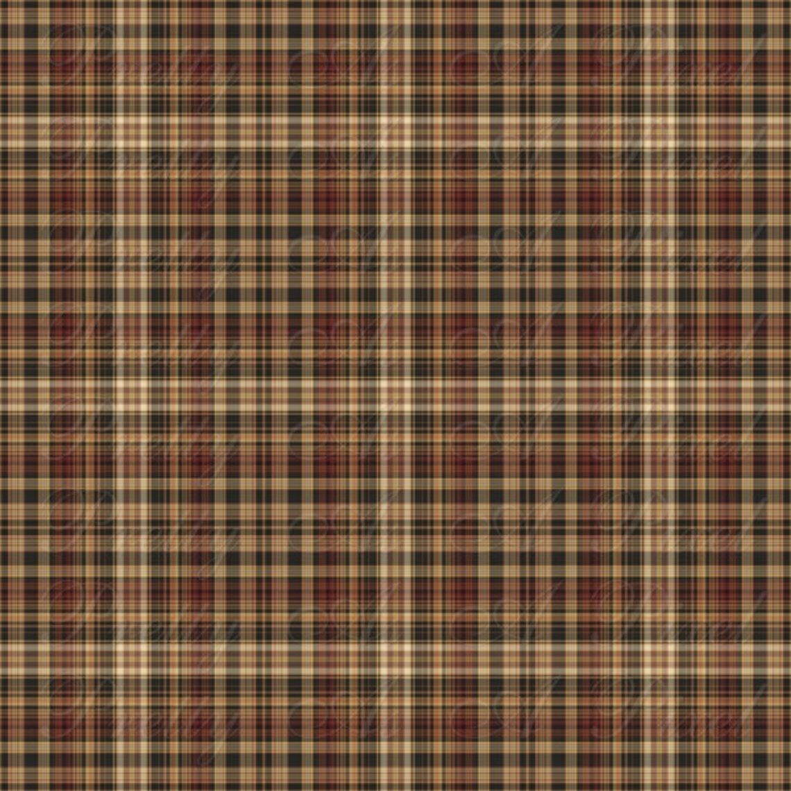 Printable Scrapbook Paper Bronwyn Plaid 12 X 12 Set of - Etsy