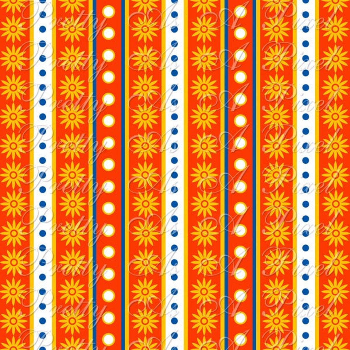 Fiesta Digital Paper Pack Scrapbooking Backgrounds 12 X - Etsy