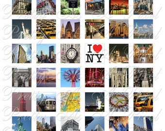 City Maps Digital Collage Sheet .75 X .83 Scrabble Size INSTANT ...