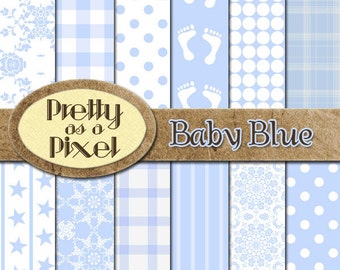 Navy Blue Basic Digital Paper Pack Instant Download - Etsy