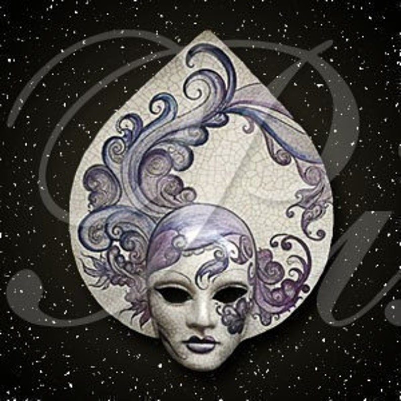 Masquerade Masks - 3 Sizes - 7-8 Inch, 1 Inch, AND Scrabble Tile Size ...