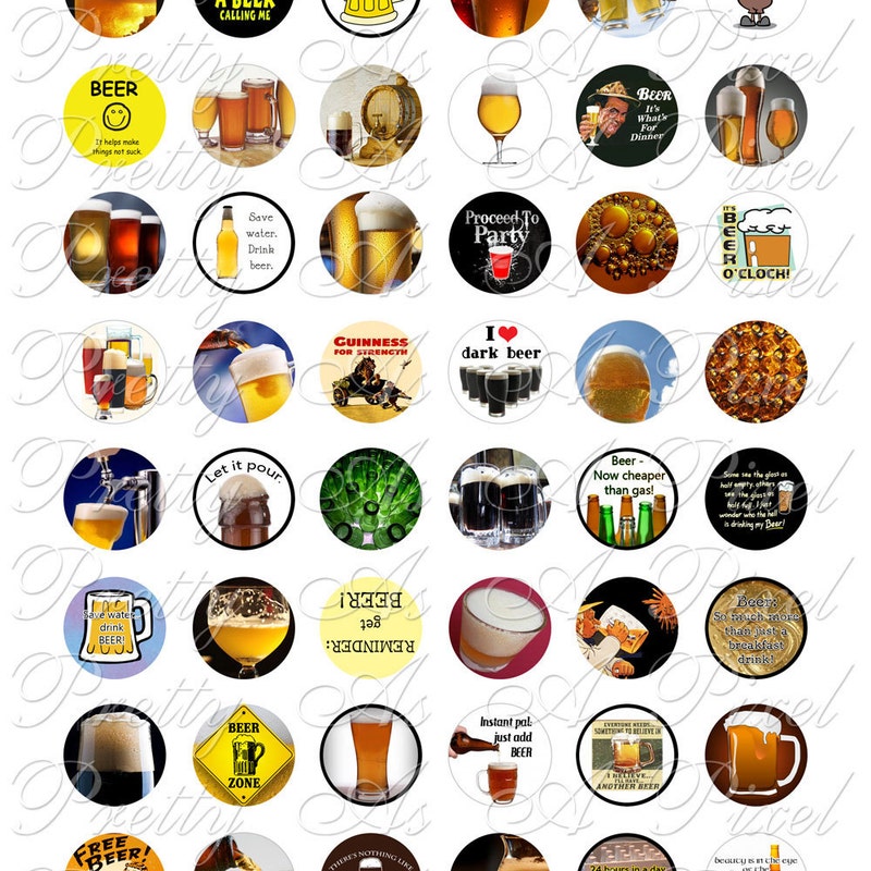 Beer Cap Magnets - Etsy