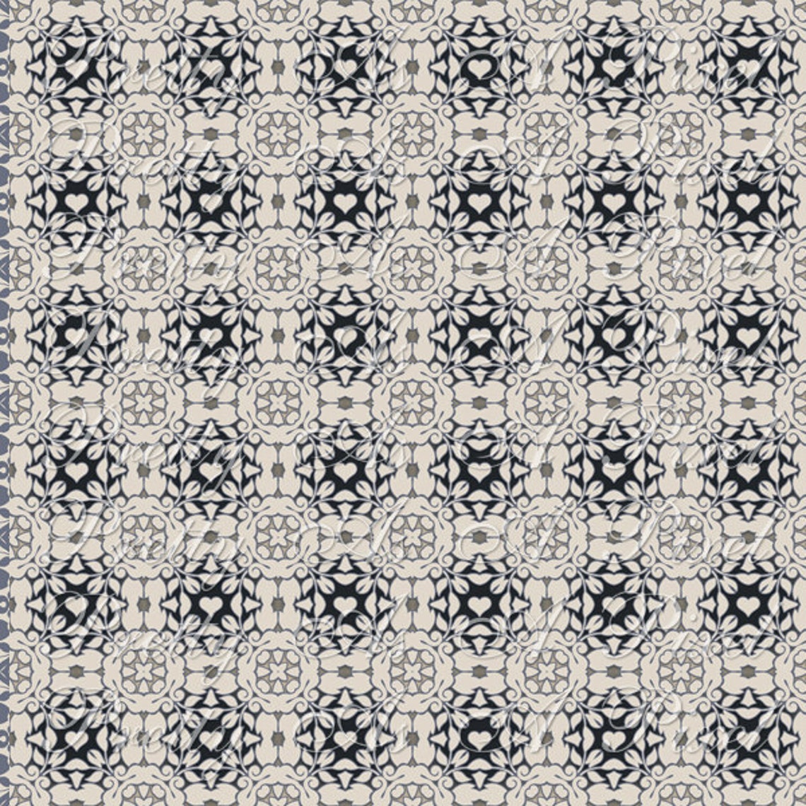 Abigail - Digital Paper Pack - Scrapbooking Backgrounds - 12 X 12 - Set ...