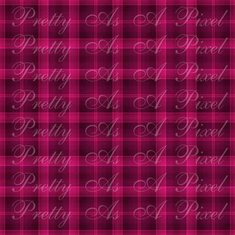 Valentine Plaid Digital Paper Pack Scrapbooking Backgrounds INSTANT ...