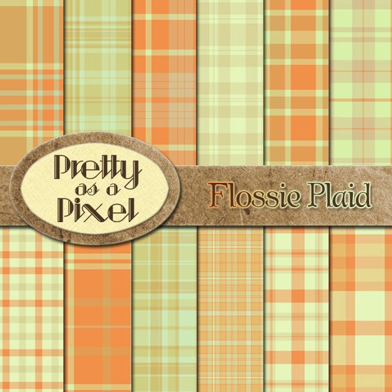Printable Plaid Scrapbook Paper Christmas Buffalo Plaid Digital Papers