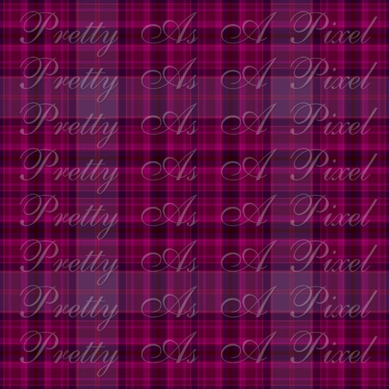 Valentine Plaid Digital Paper Pack Scrapbooking - Etsy