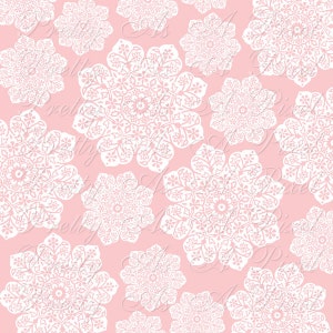 Damask & Lace - Pastel Pink - Digital Paper Pack - INSTANT DOWNLOAD ...