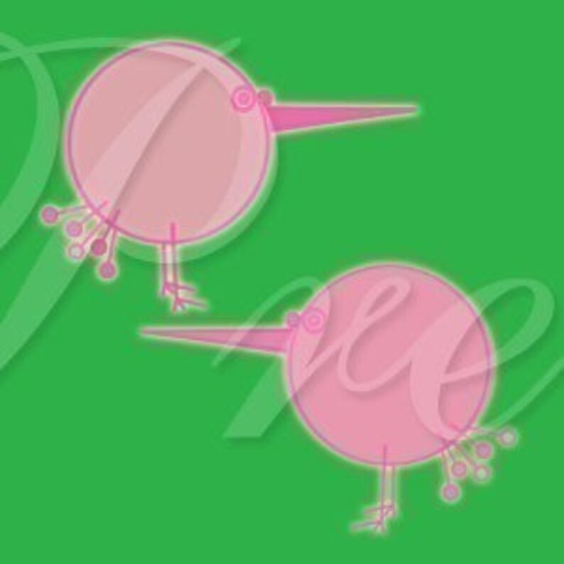 Hot Pink & Lime Green Girly Theme 3 Sizes Inchies, 7-8 Inch, AND ...