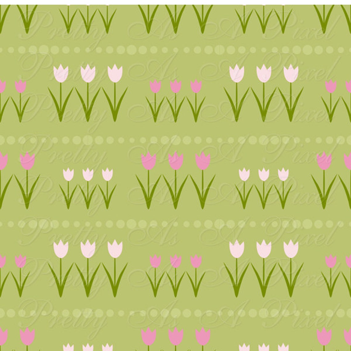 Digital Paper Pack Pink Tulips INSTANT DOWNLOAD - Etsy