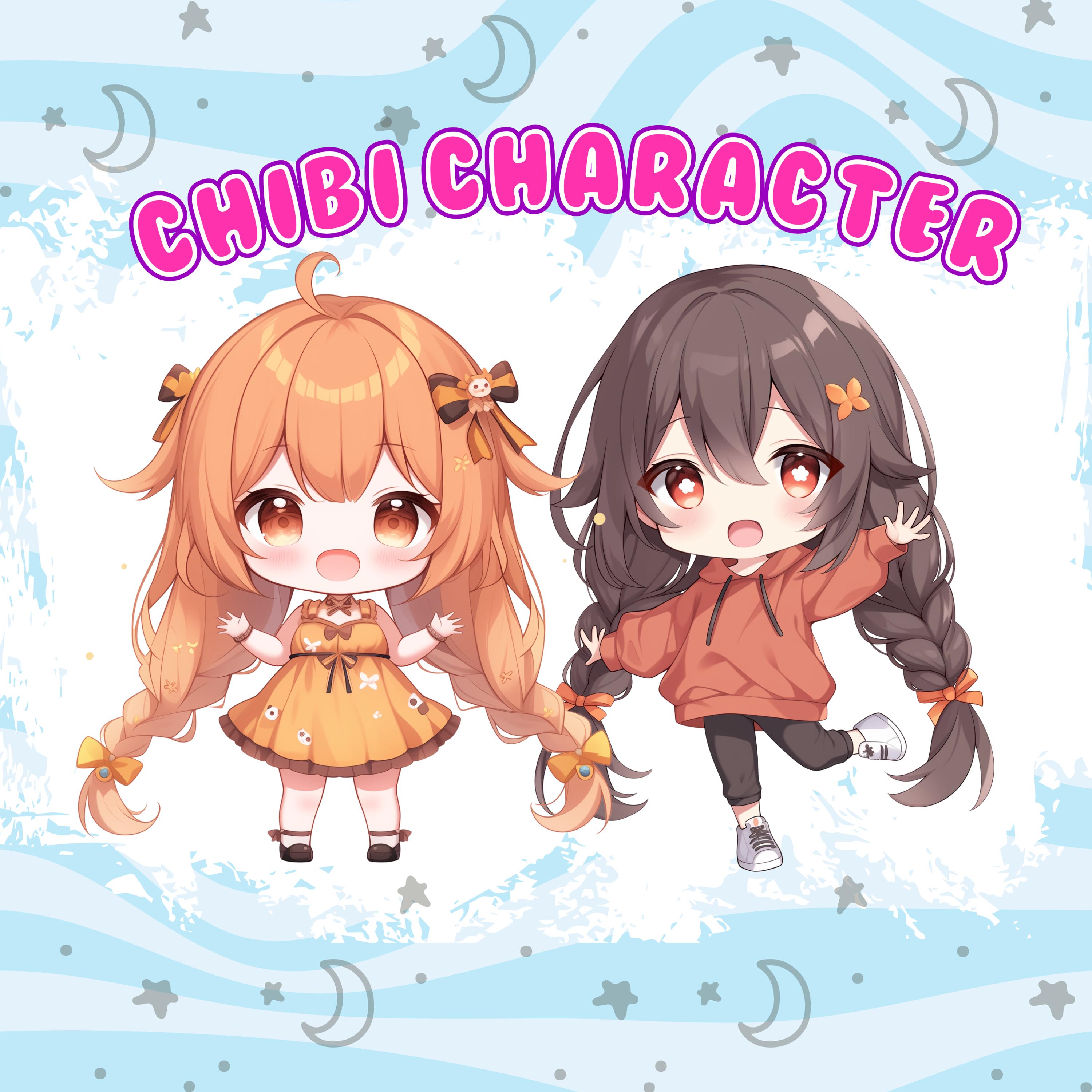CUSTOM CHIBI Cute, Chibi Art, Cartoon Chibi, Chibi Emotes, Fanart ...