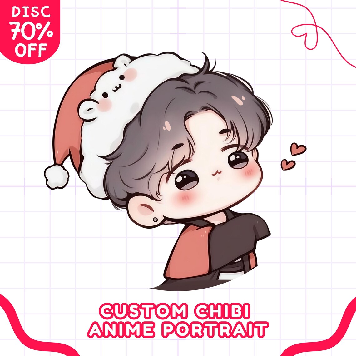 Custom Kawaii Portrait, Kawaii Portrait, Anime Portrait, Family ...