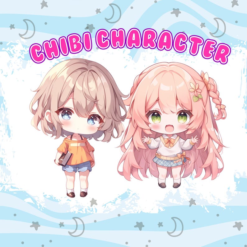CUSTOM CHIBI Cute, Chibi Art, Cartoon Chibi, Chibi Emotes, Fanart ...