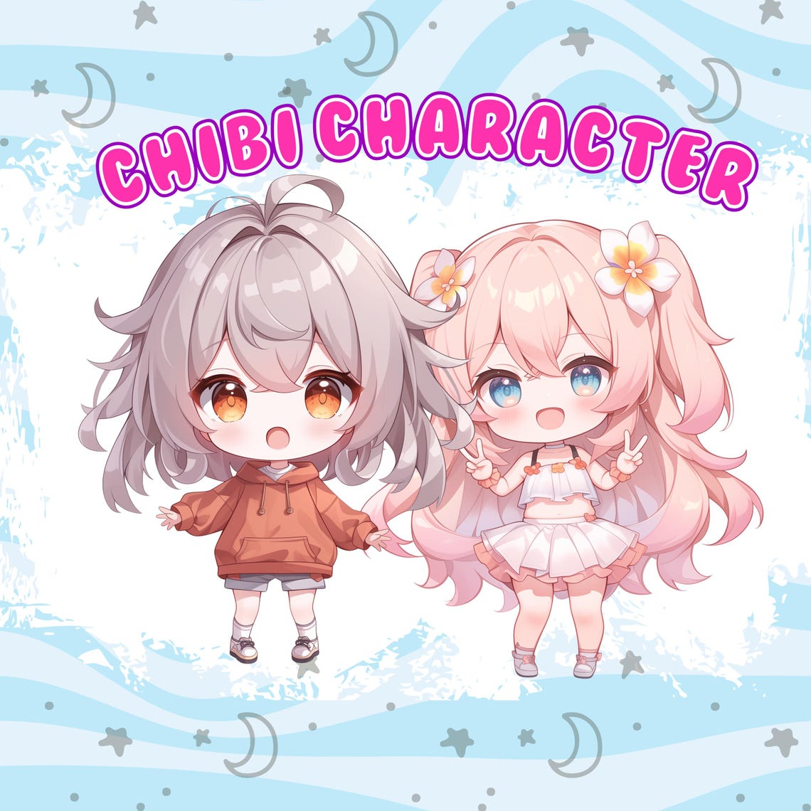 CUSTOM CHIBI Cute, Chibi Art, Cartoon Chibi, Chibi Emotes, Fanart ...