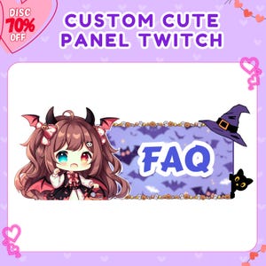 Custom Twitch Panels, Twitch Panel, Vtuber Panel, Anime Panel ...