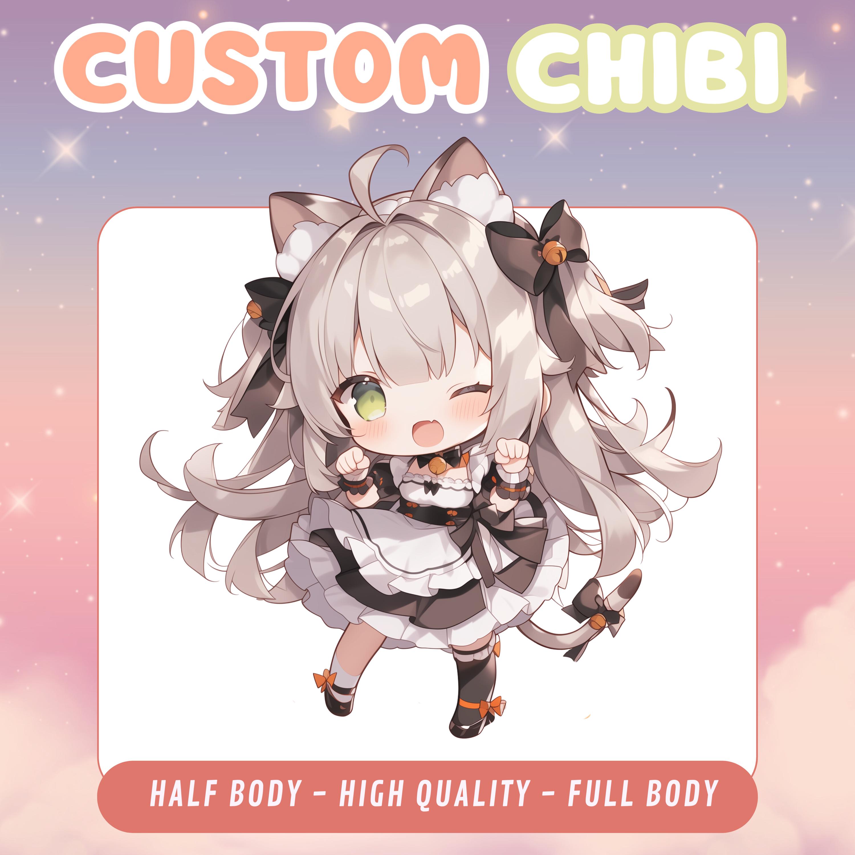 CUSTOM CHIBI Cute, Chibi Art, Chibi Character, Chibi Pet, Custom Chibi ...