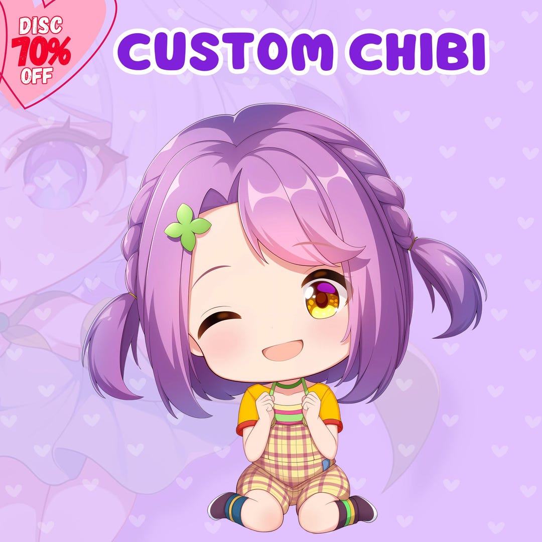 Custom Chibi, Chibi Commission, Anime, Chibi Character, Chibi Anime ...