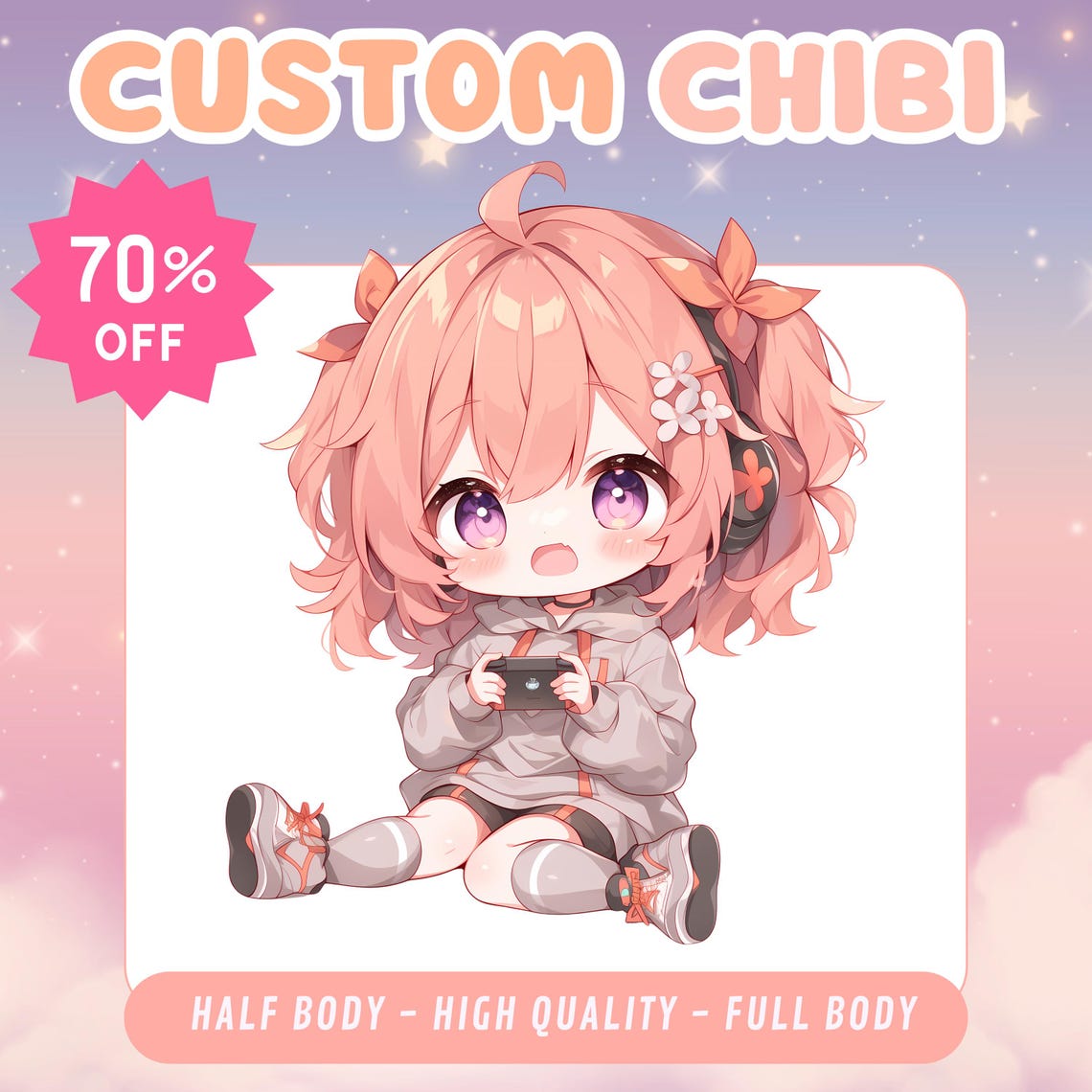 CUSTOM CHIBI Cute, Chibi Art, Chibi Character, Chibi Pet, Custom Chibi ...