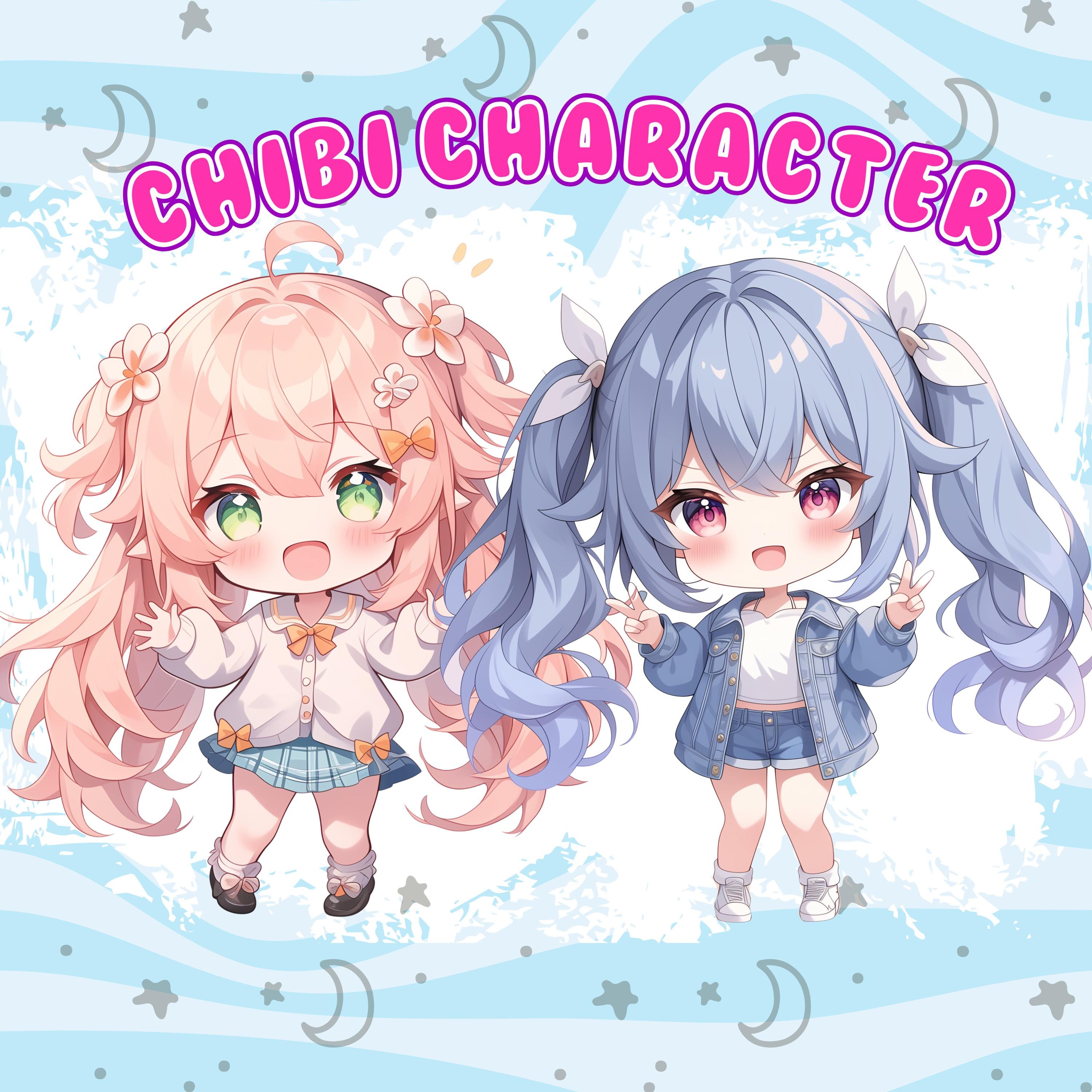 CUSTOM CHIBI Cute, Chibi Art, Cartoon Chibi, Chibi Emotes, Fanart ...
