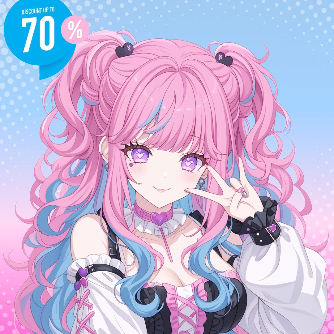 Custom Anime Profile Picture for Social Media, Personalized Anime ...