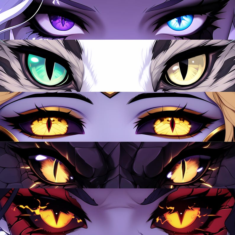 Custom DND Character Eyes Group Art, Dungeon and Dragons, Fantasy ...
