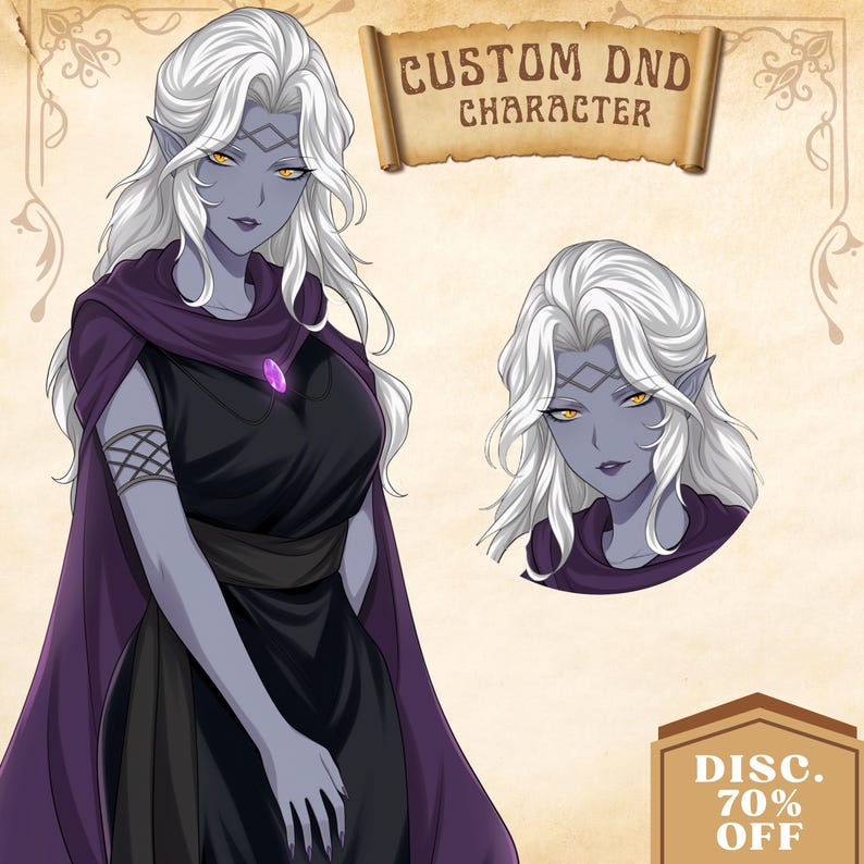 Custom DND Character Art Illustration: Fantasy RPG Commission, Dungeon ...