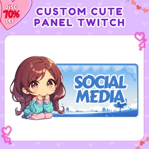 Custom Twitch Panels, Twitch Panel, Vtuber Panel, Anime Panel ...