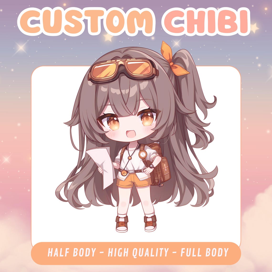 CUSTOM CHIBI Cute, Chibi Art, Chibi Character, Chibi Pet, Custom Chibi ...