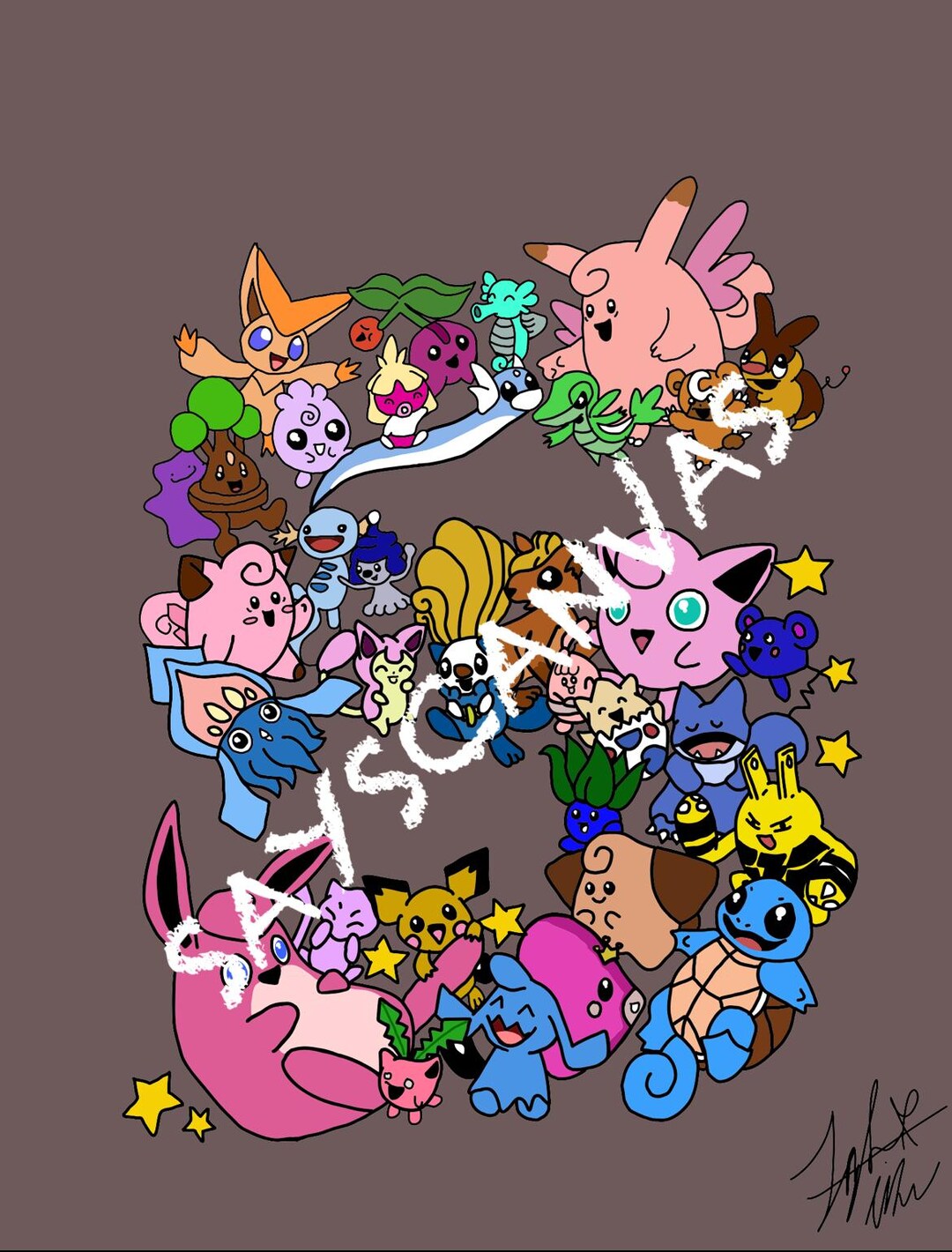 Pokémon, Collage, Art - Etsy