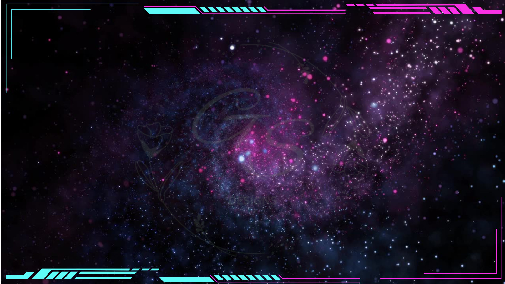 Animated Sci-fi Galaxy Stream Overlay - Pack of 19 Designs - Twitch ...