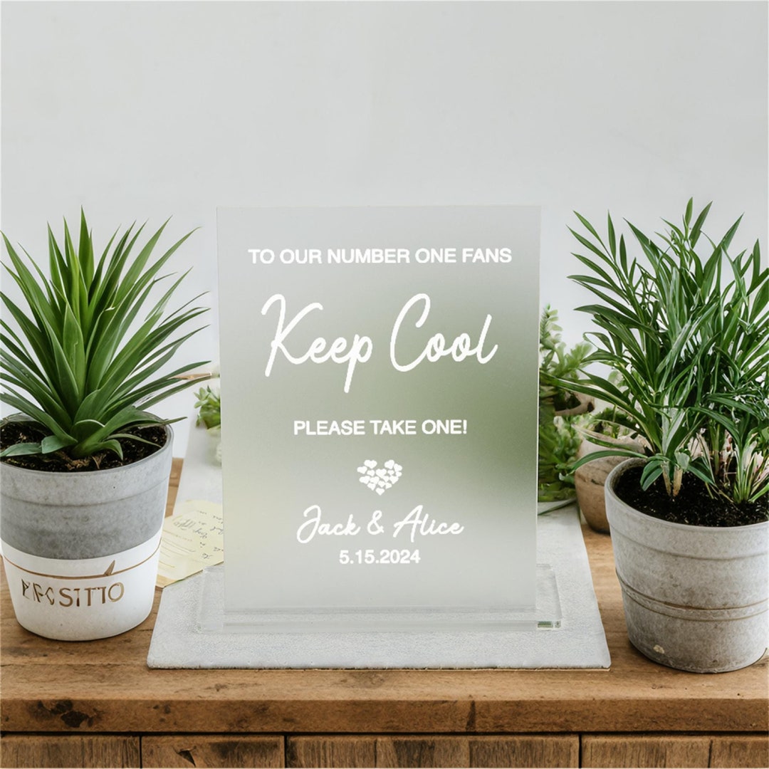 Wedding Fan Sign, for Our Number One Fans, Grab a Fan Sign, Outdoor ...