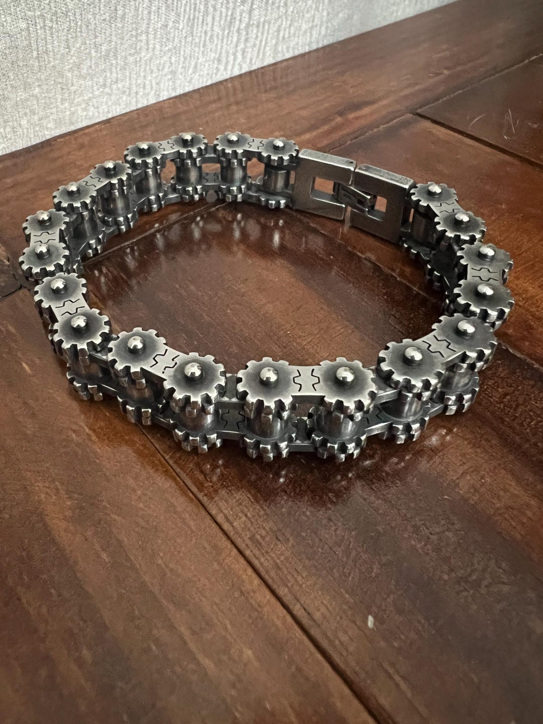 Retro Motorcycle Bracelets for Men and Women, Titanium Steel Gift ...