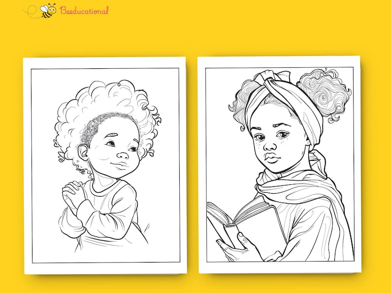 Black Christian Coloring Pages – 100 Bible Art of Praying Kids & Jesus ...