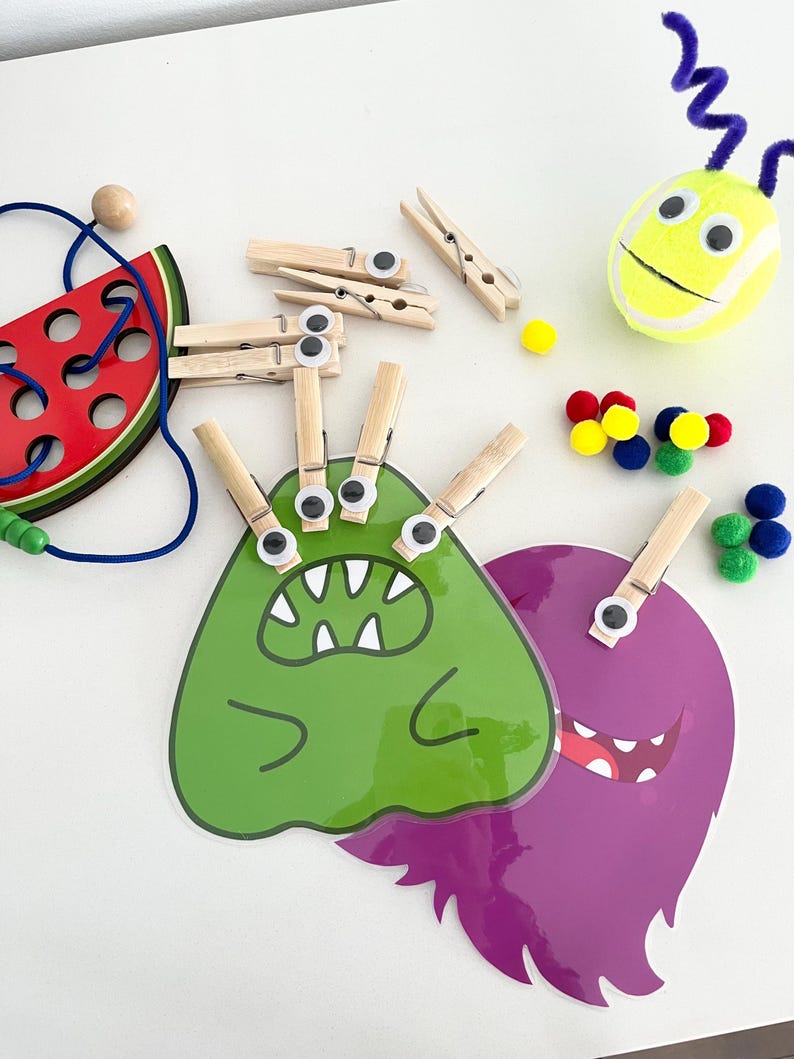 Fine Motor Toys Box Activities for Kids 3 Years Occupational Therapy ...