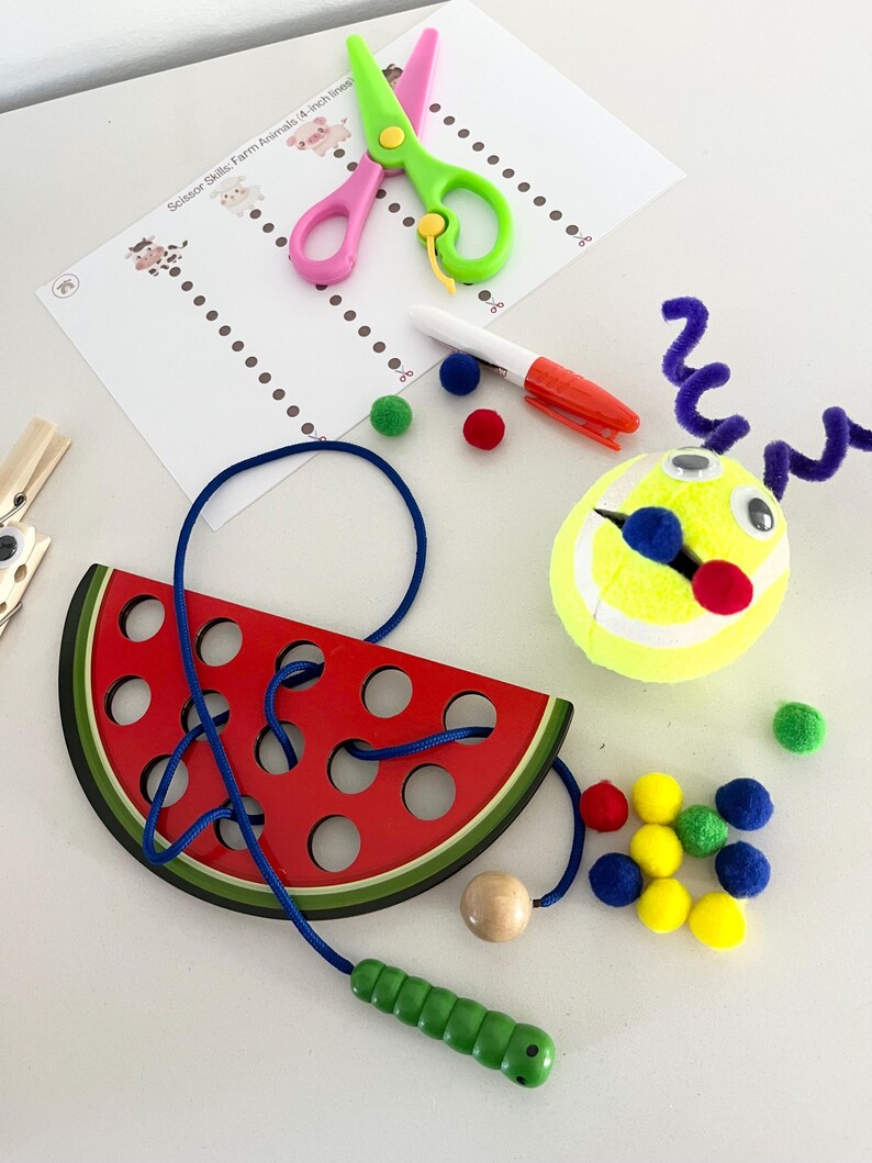 Fine Motor Toys Box Activities for Kids 3 Years Occupational Therapy ...