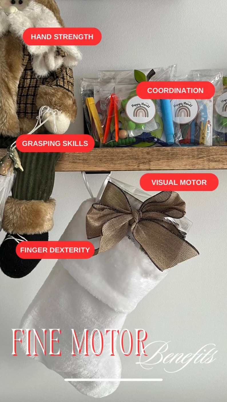 Fine Motor Toys Mini Kit, Holiday Theme Stocking Stuffer for Kids ...