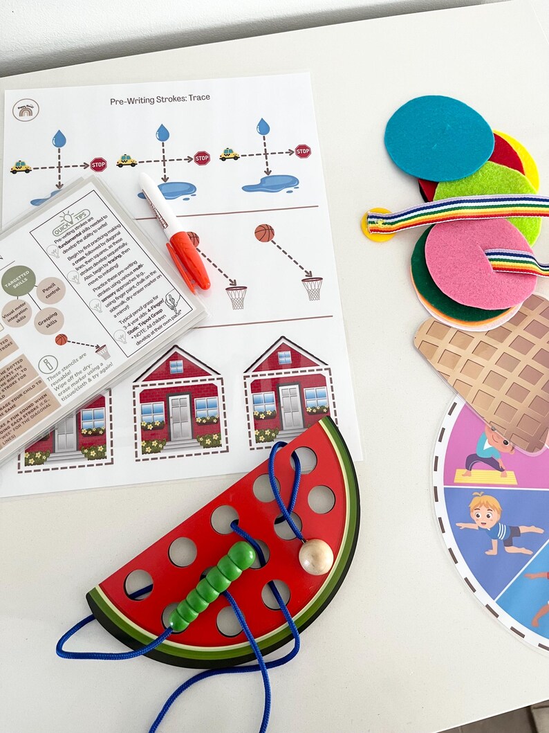 Fine Motor Toys Box Activities for Kids 3 Years Occupational Therapy ...