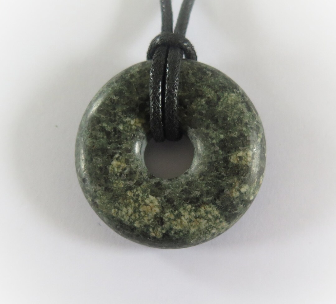 Large Preseli Bluestone 'stone Circle' Donut Pi Stone Pendant ...
