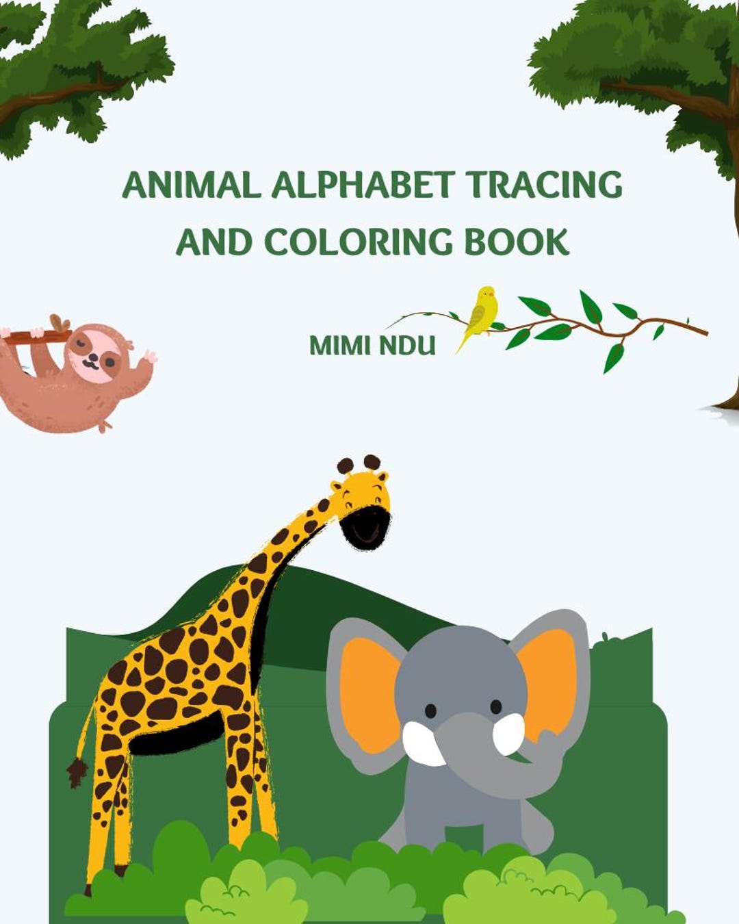 Animal Alphabet Tracing & Coloring Book for Kids | Preschool Learning ...