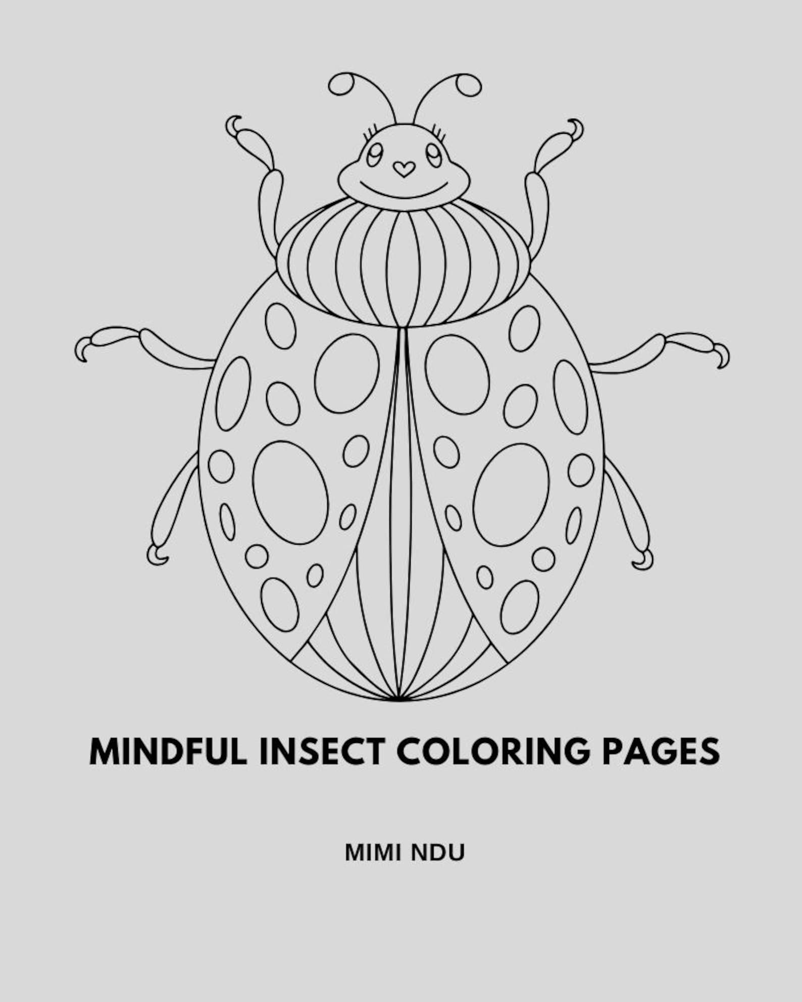 Insect and Beetle Coloring Book Printable | Fun for Kids & Adults - Etsy
