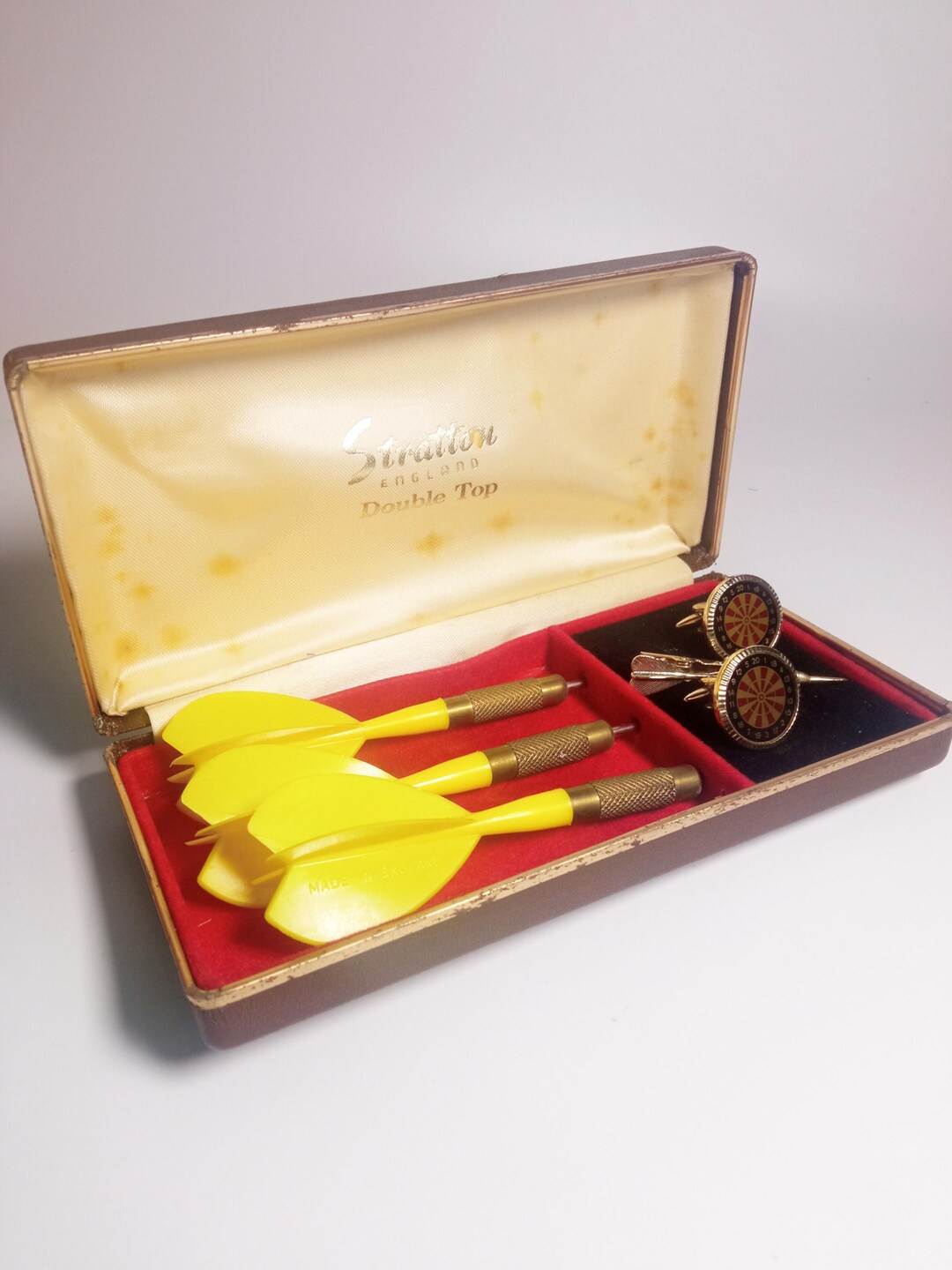 Vintage Dart Gift Set by Stratton | Cufflinks, Tie Pin & Darts in ...