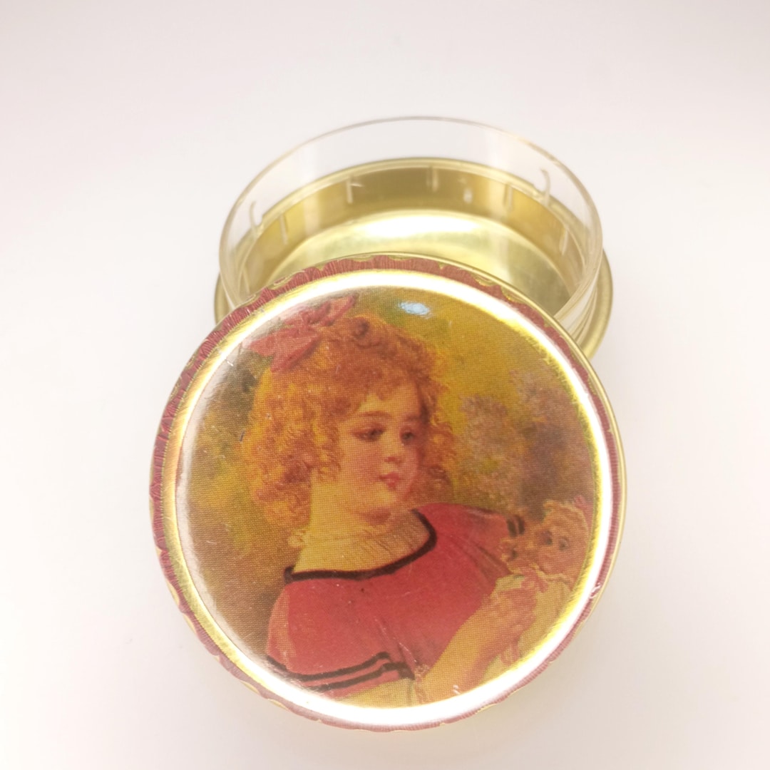Metal Pill Box in Victorian Style - Etsy