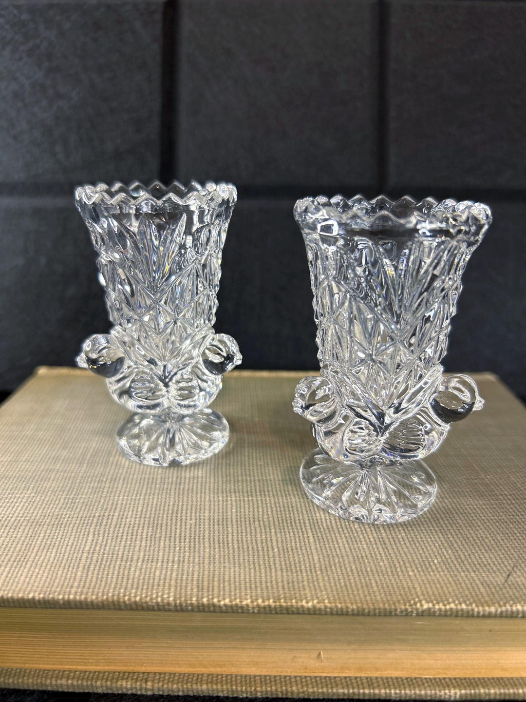 Pair | Hofbauer ‘byrds’ Lead Crystal Toothpick Holders | West German ...